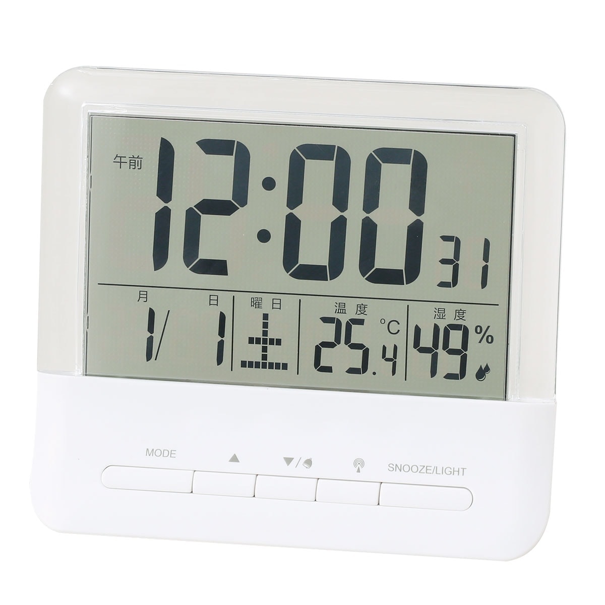 RADIO CONTROL CLOCK S5001WH — NITORI INDIA