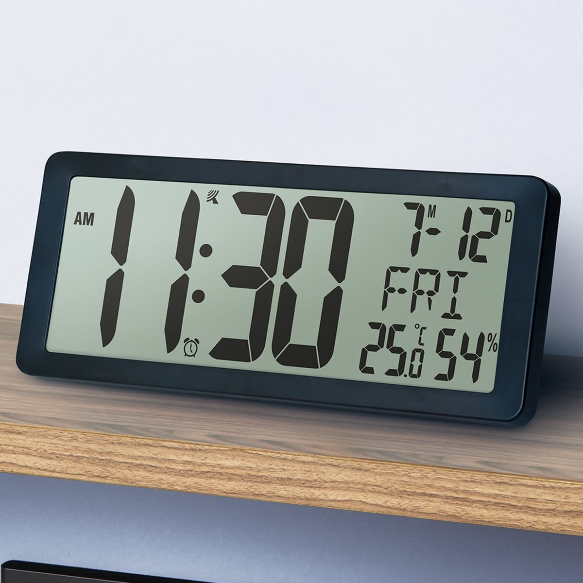LCD CLOCK CLARK-BK(S5021BK) — NITORI INDIA
