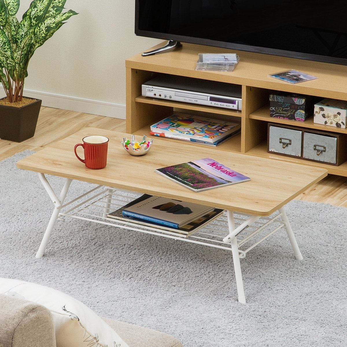FOLDING TABLE SHELFY2 9045 LBR — NITORI INDIA
