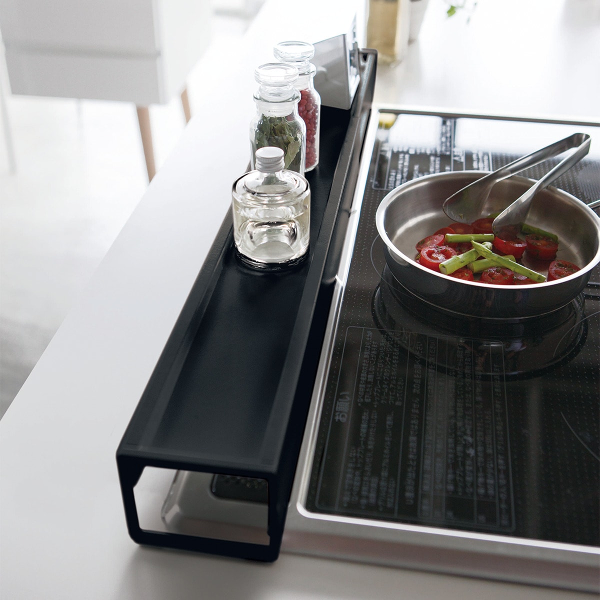 Extendable drain cover with shelf FLAT BK — NITORI INDIA