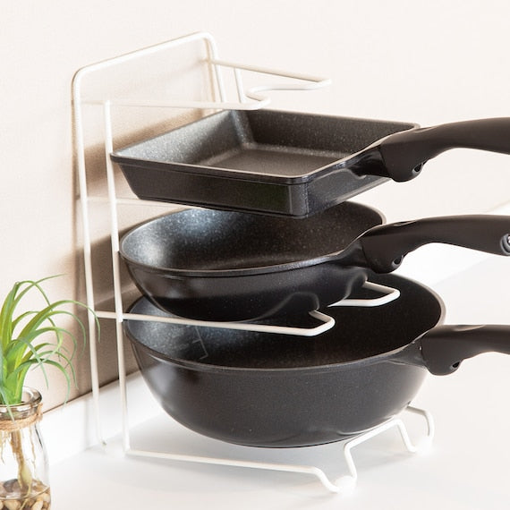 FRYING PAN STAND VERTICAL & HORIZONTAL WH — NITORI INDIA